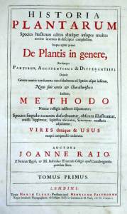 John Ray | Botany